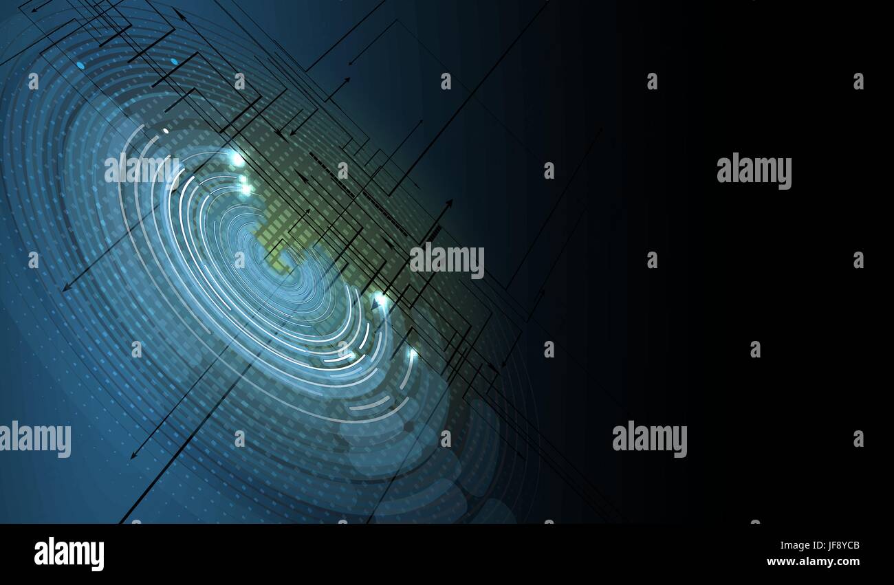 abstract futuristic circuit high computer technology business ...