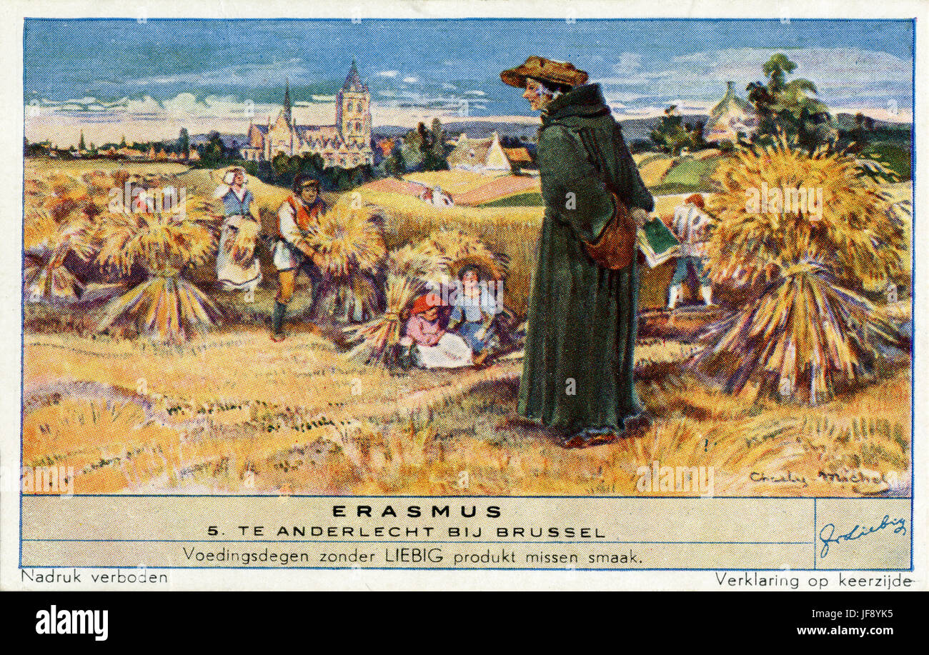 Erasmus of Rotterdam (Desiderius Erasmus Rotterdamus, 28 October 1466 ...