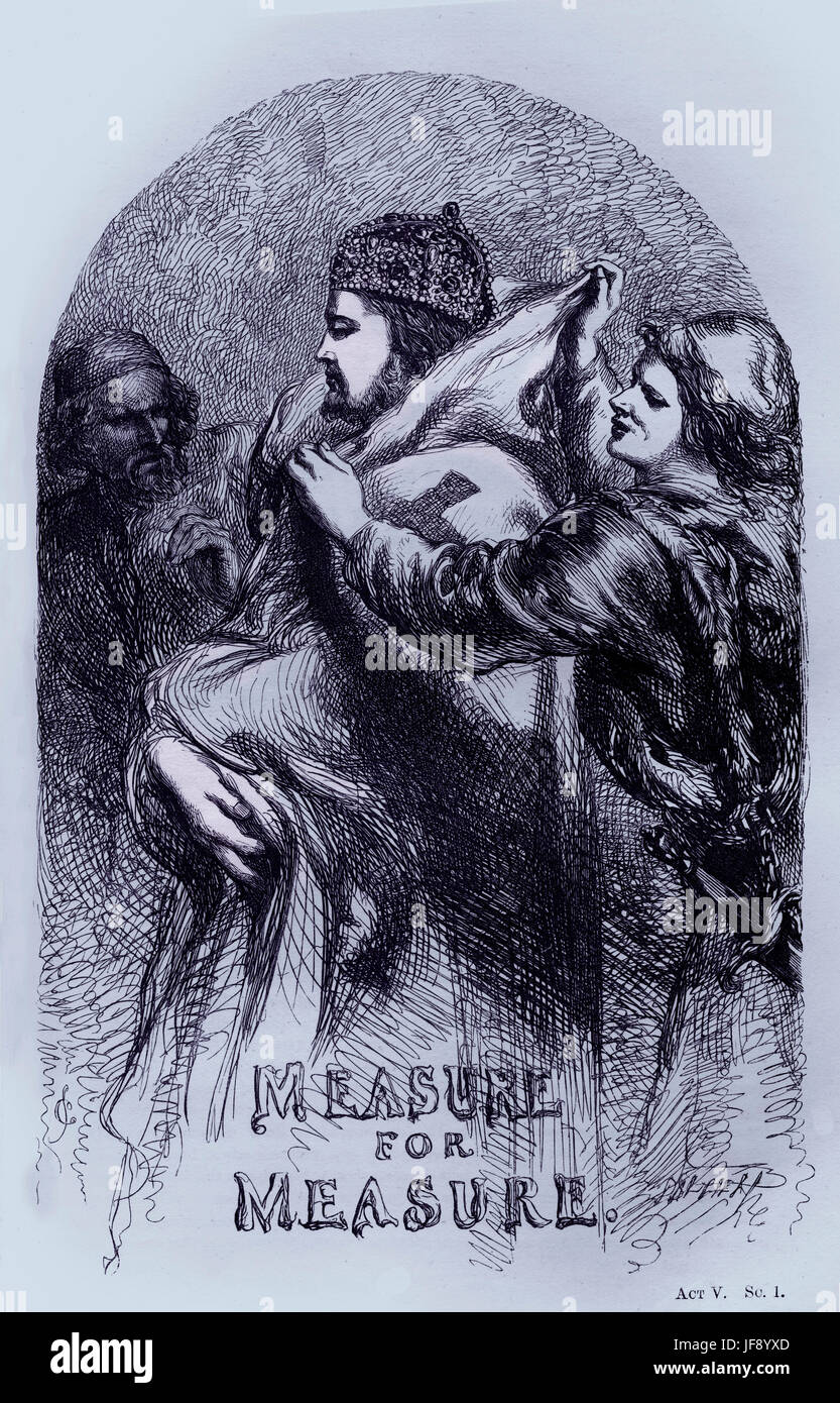 Measure for Measure, play William Shakespeare (1564 – 1616). Title page ...