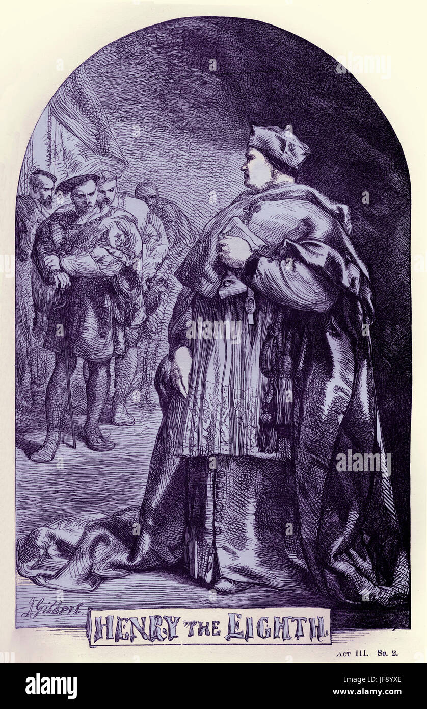 Henry the Eighth, play William Shakespeare (1564 – 1616). Title page ...