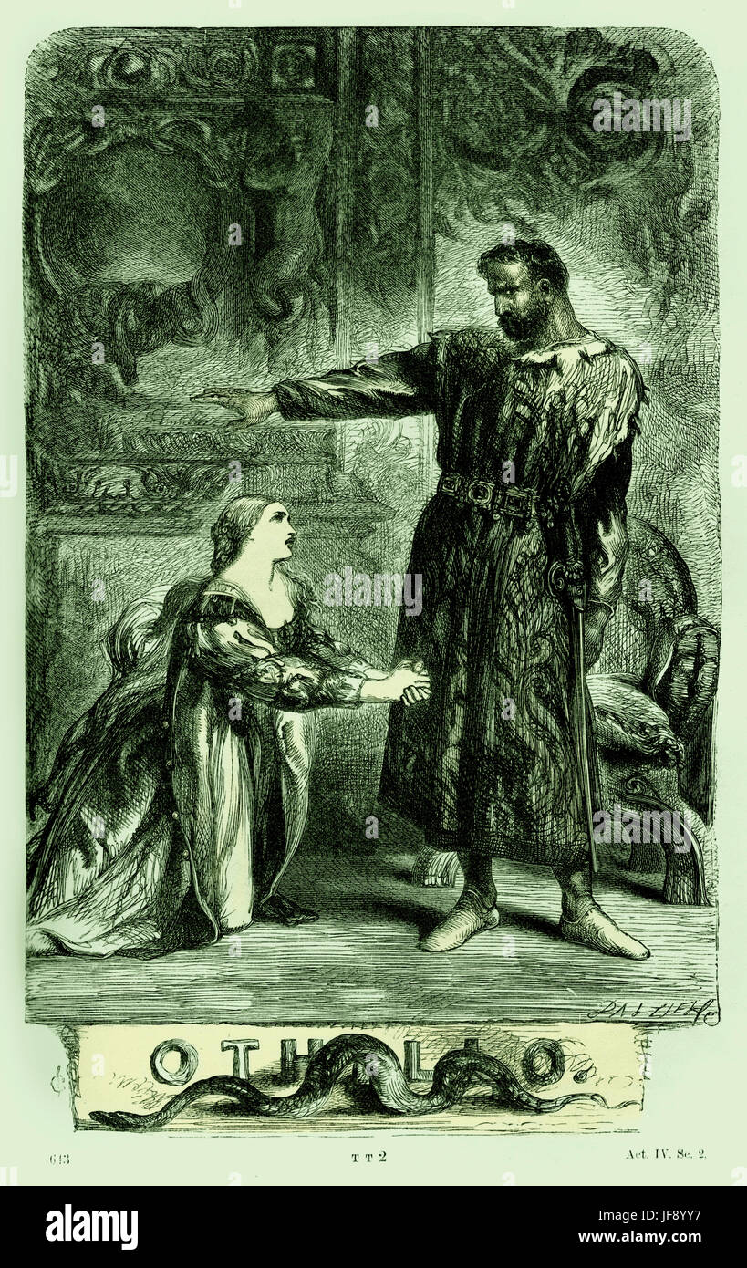 Othello, play William Shakespeare (1564 – 1616). Title page ...