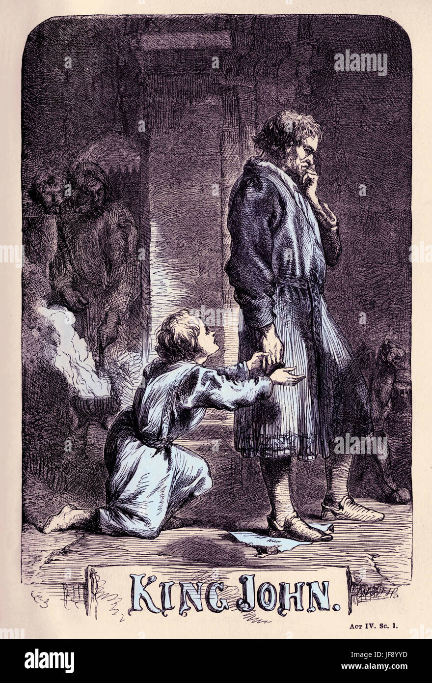 King John, play William Shakespeare (1564 – 1616). Title page ...
