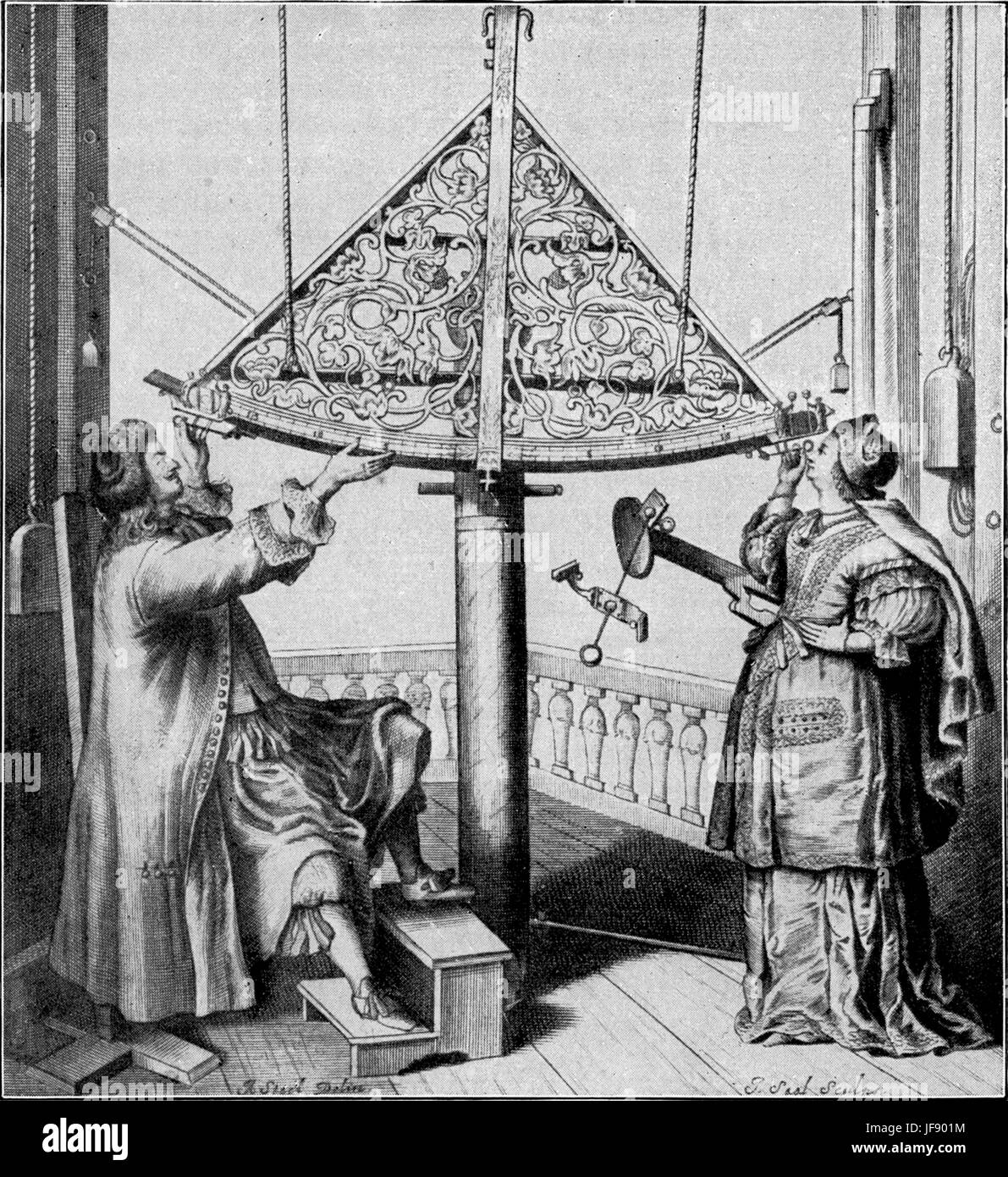 Hevel /(Johannes Hevelius / Jan Heweliusz measuring Stellar Altitudes ...