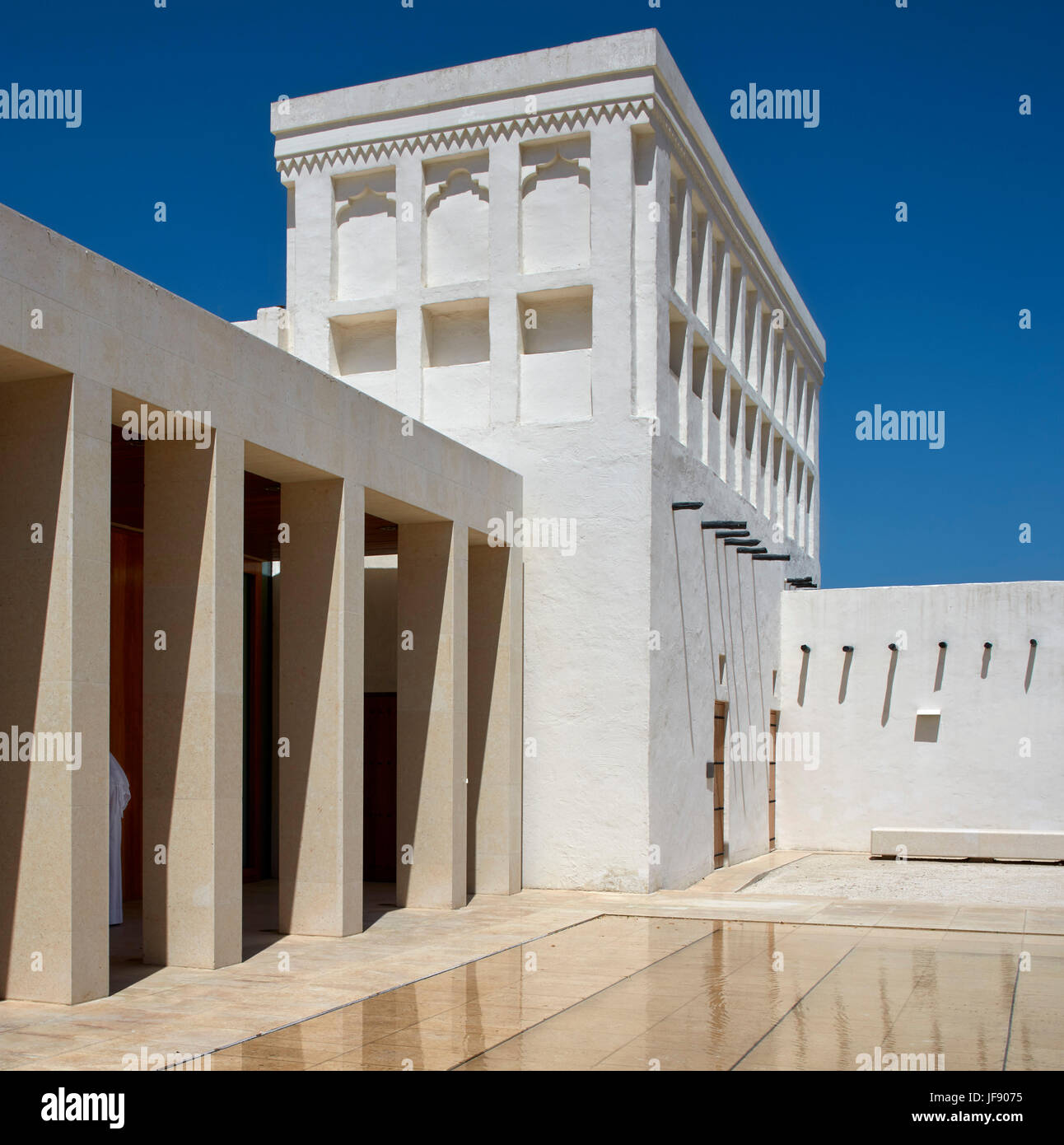 Views around courtyard. Mohammed Bin Jassim House, Doha, Qatar ...