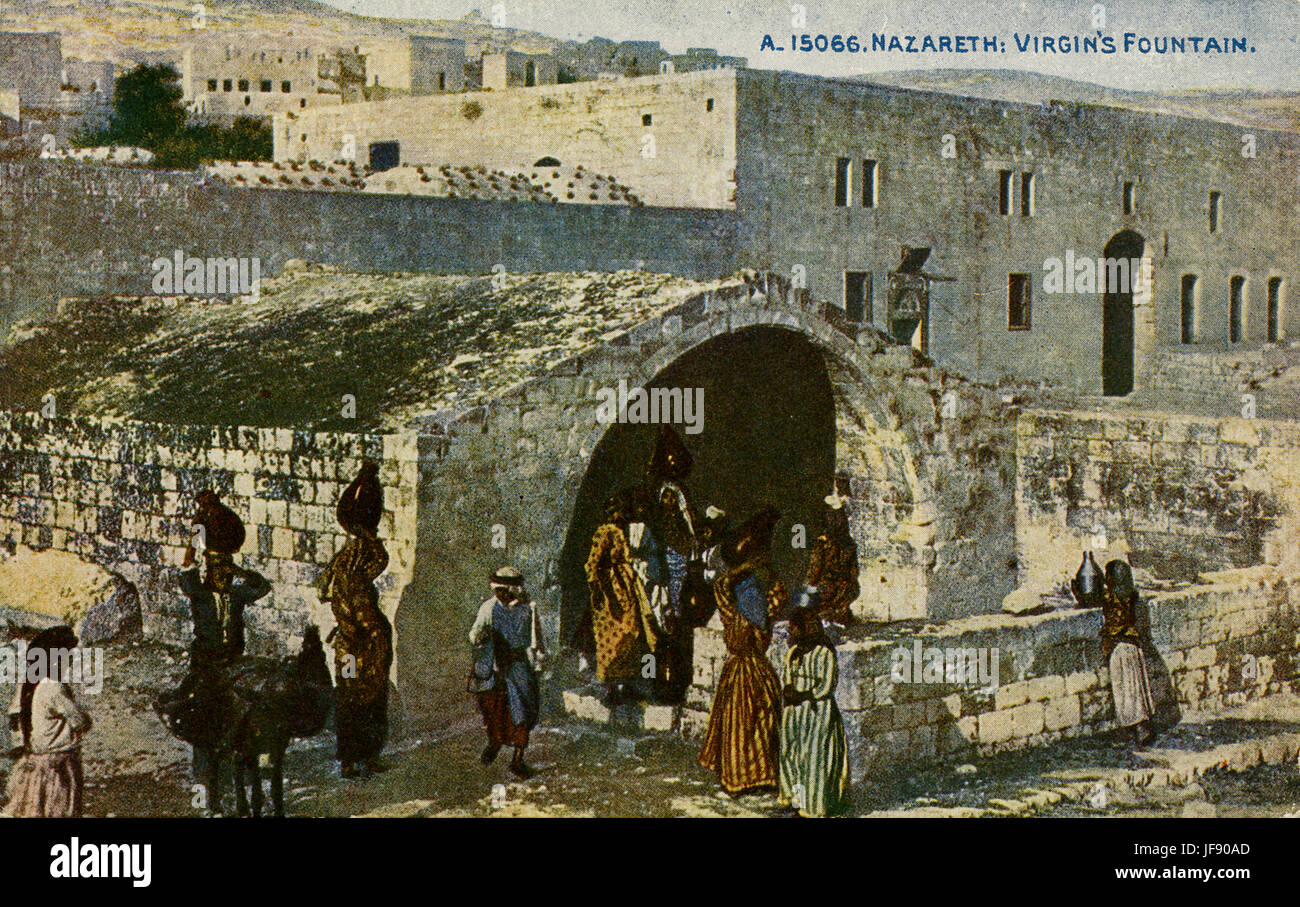 Nazareth, Virgin's fountain / Mary's Well. Reputed to be located at the ...