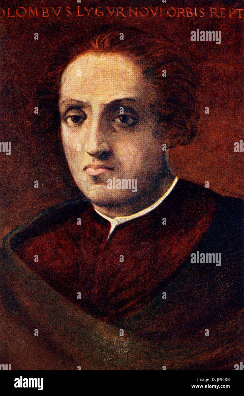 Christopher Columbus (1451 – 1506), Italian explorer, navigator ...
