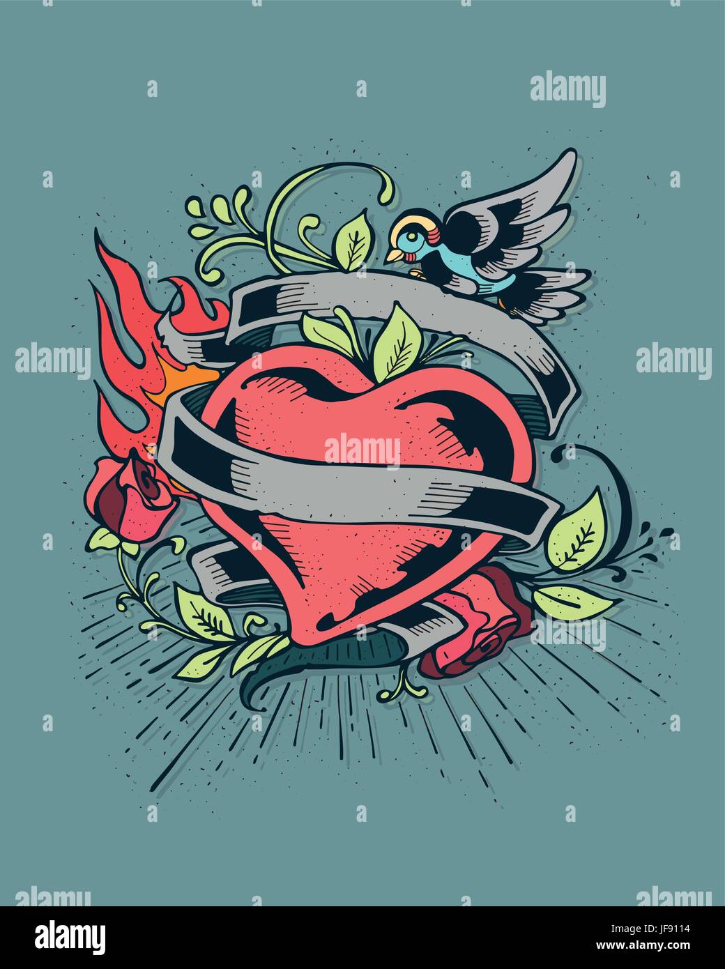 Swallow bird and flowers hi-res stock photography and images - Alamy