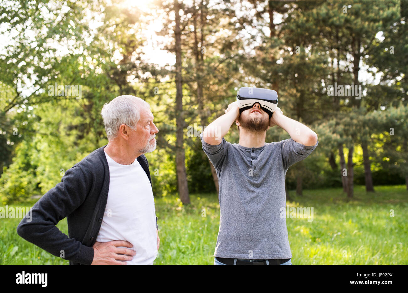 Man older simulation hi-res stock photography and images - Alamy