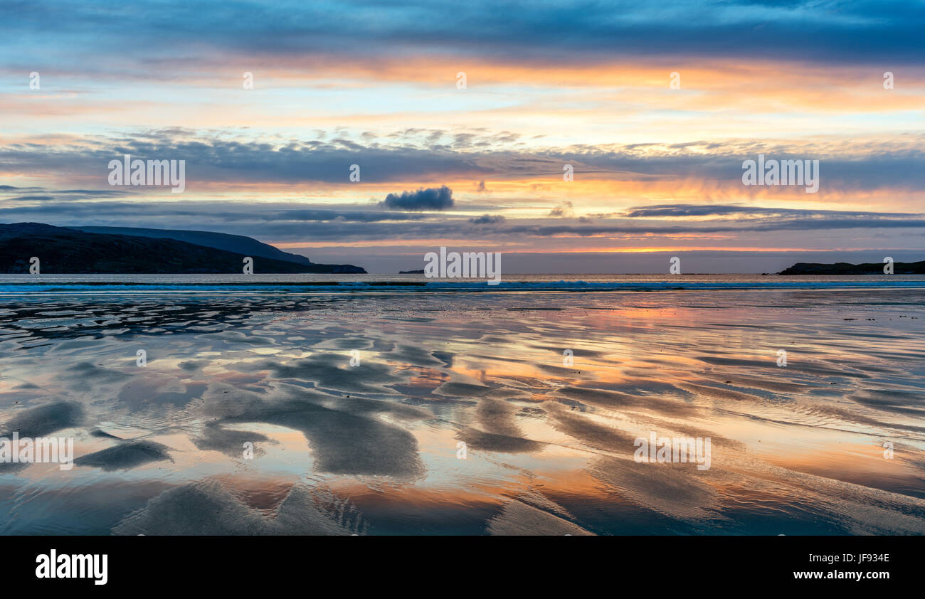 Sunset at Balnakeil Bay, near Durness Stock Photo - Alamy