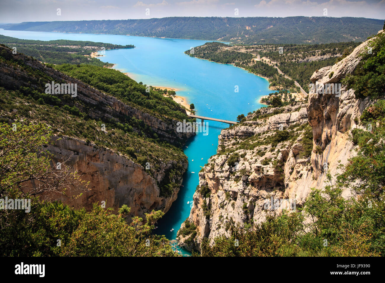 Lake Sainte Croix at Gorges du Verdon, Provence, France Stock Photo - Alamy