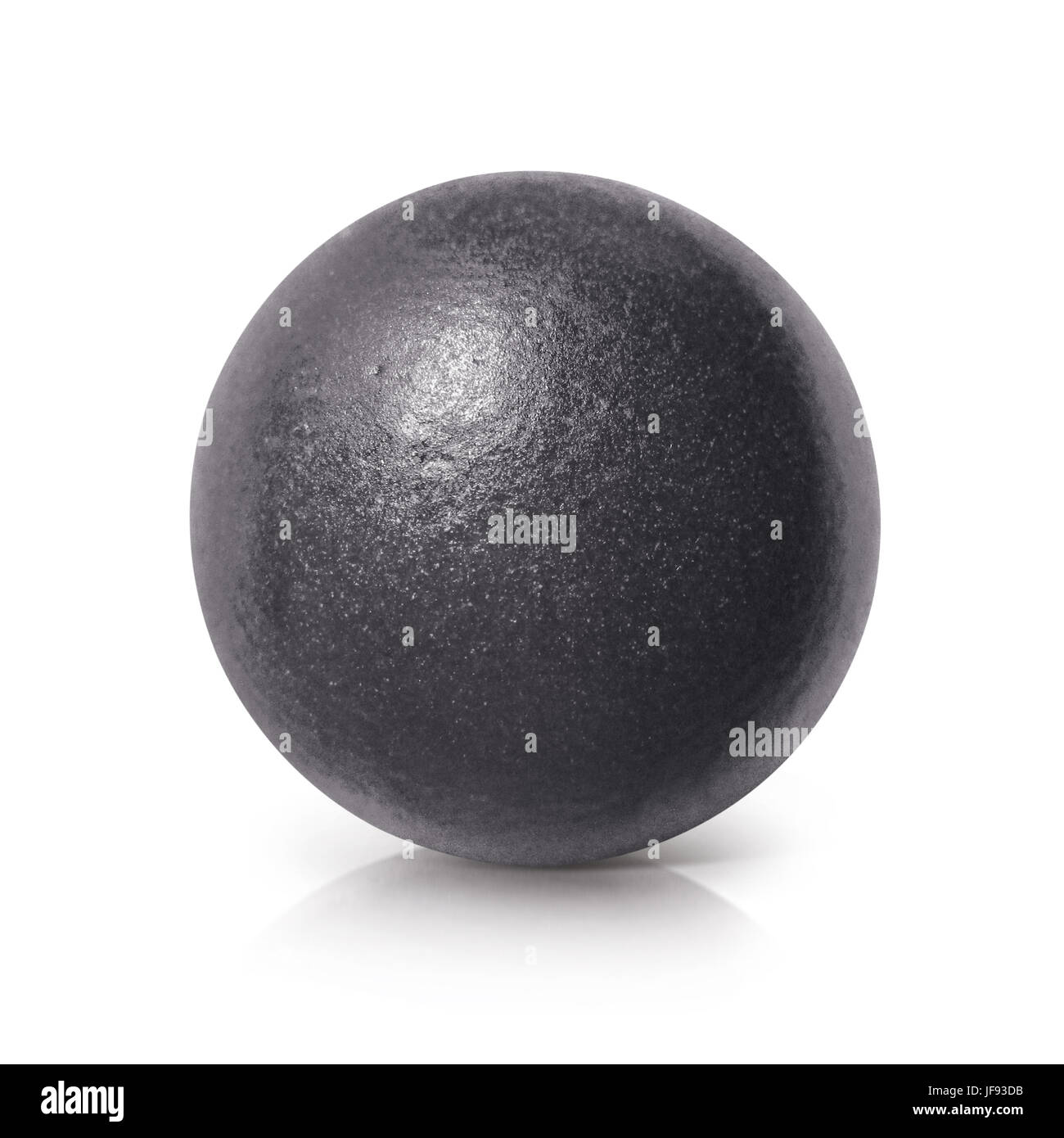 Black iron ball 3D illustration Stock Photo - Alamy