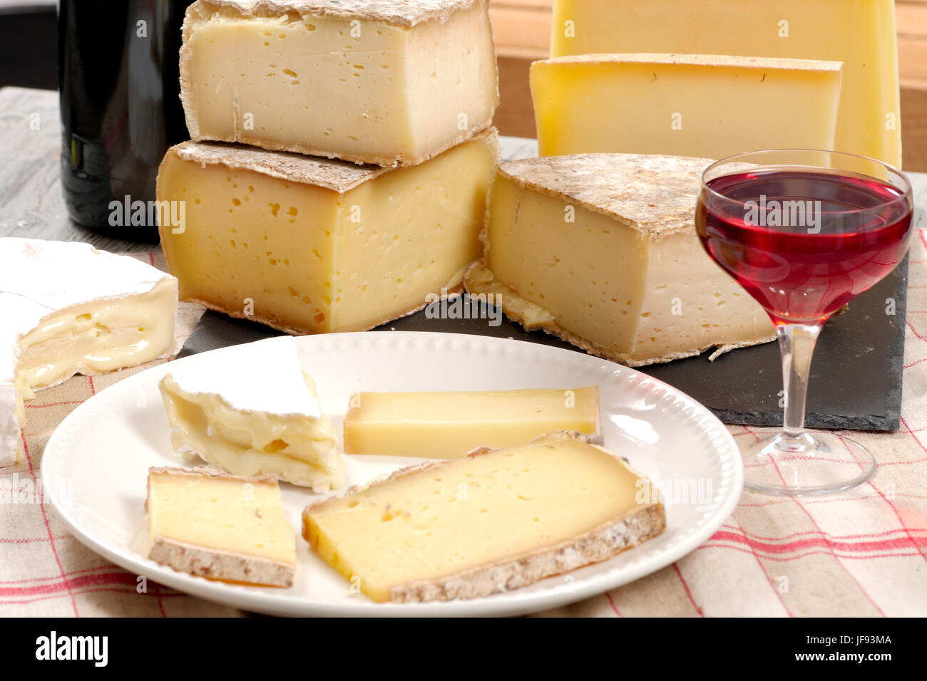Tasting different types cheeses hi-res stock photography and images - Alamy