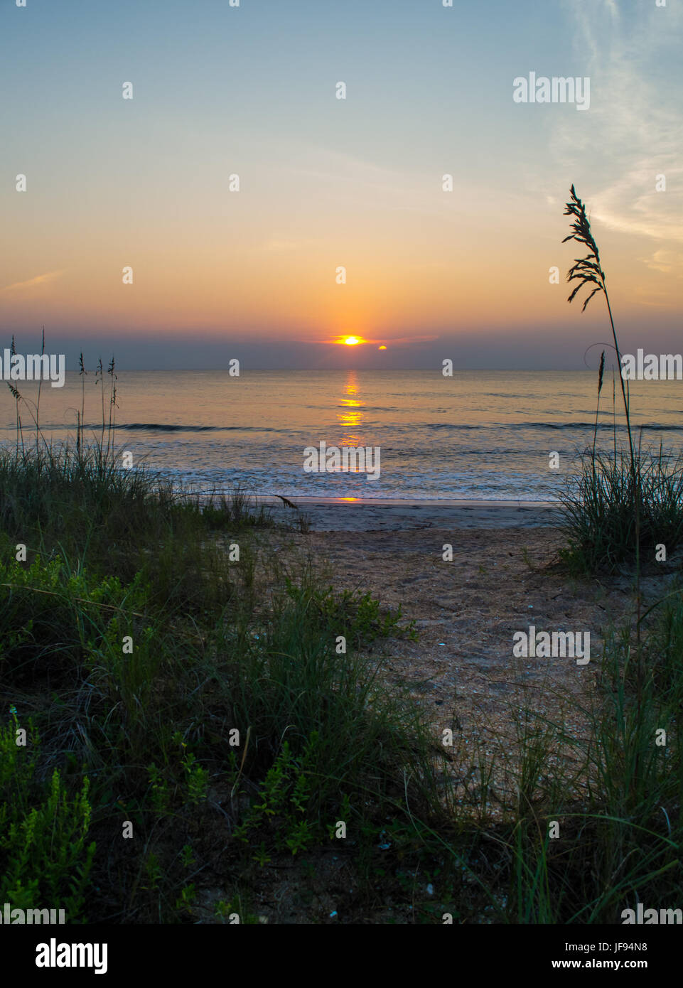 Atlantic Ocean sunrise in North Florida Stock Photo - Alamy