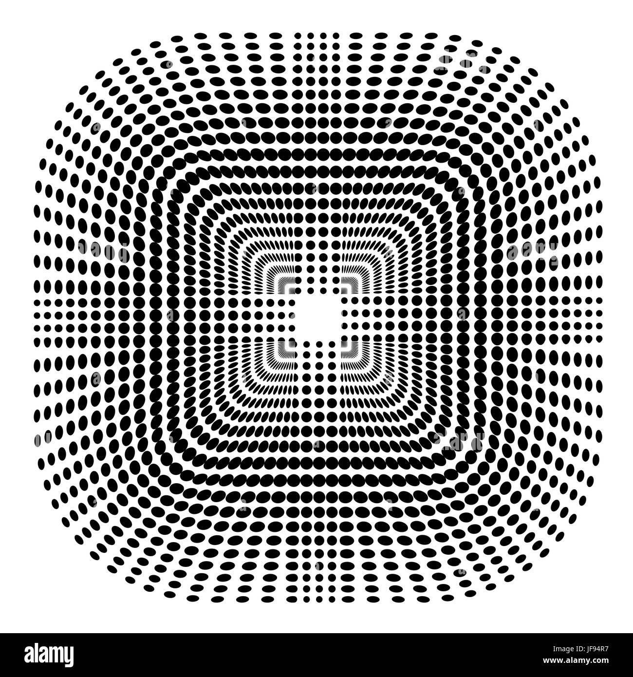Black Halftone Symbol Isolated on White Background Stock Vector Image ...