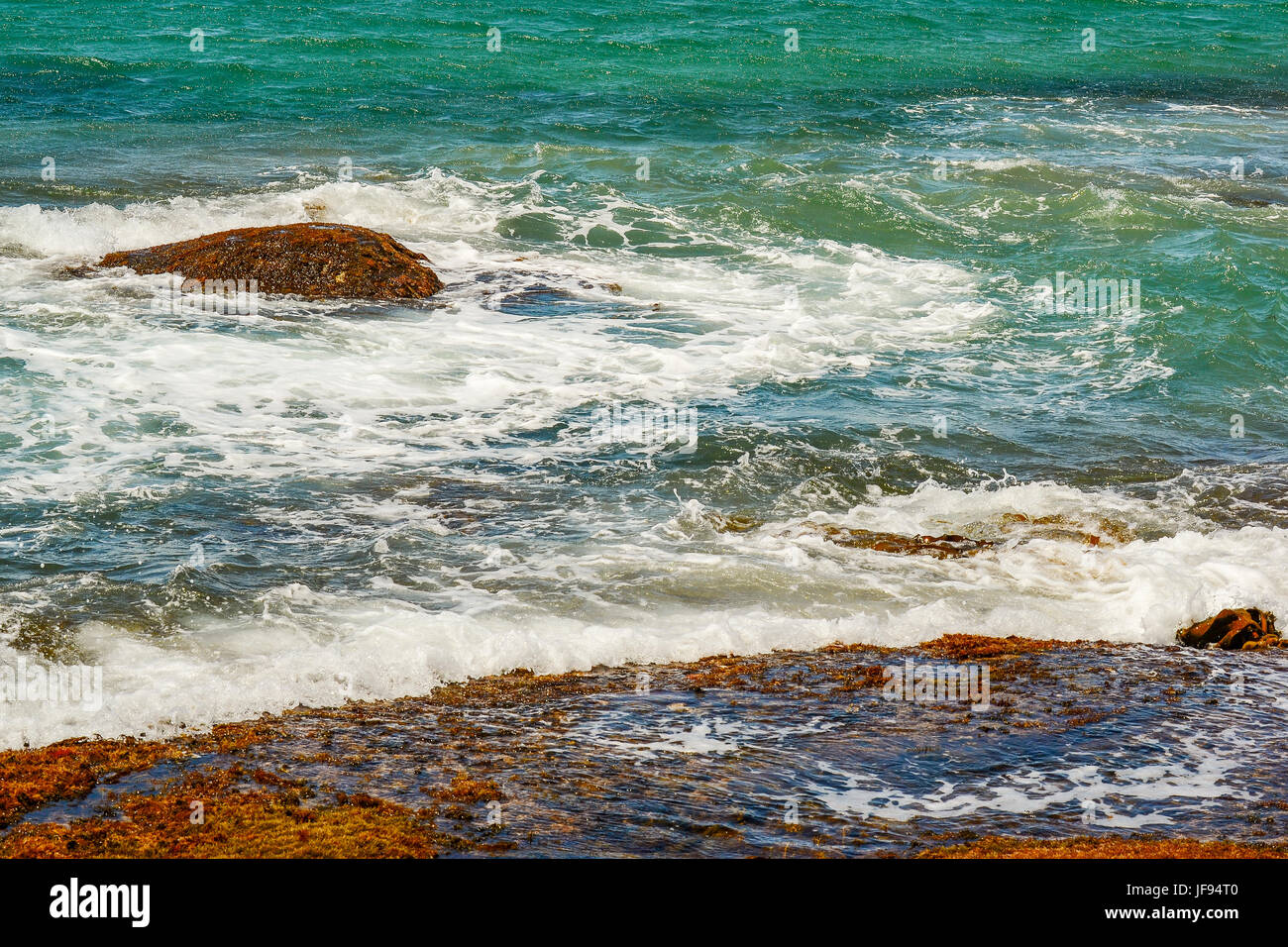 All shades of blue of the Pacific ocean. The Australian coast Stock ...