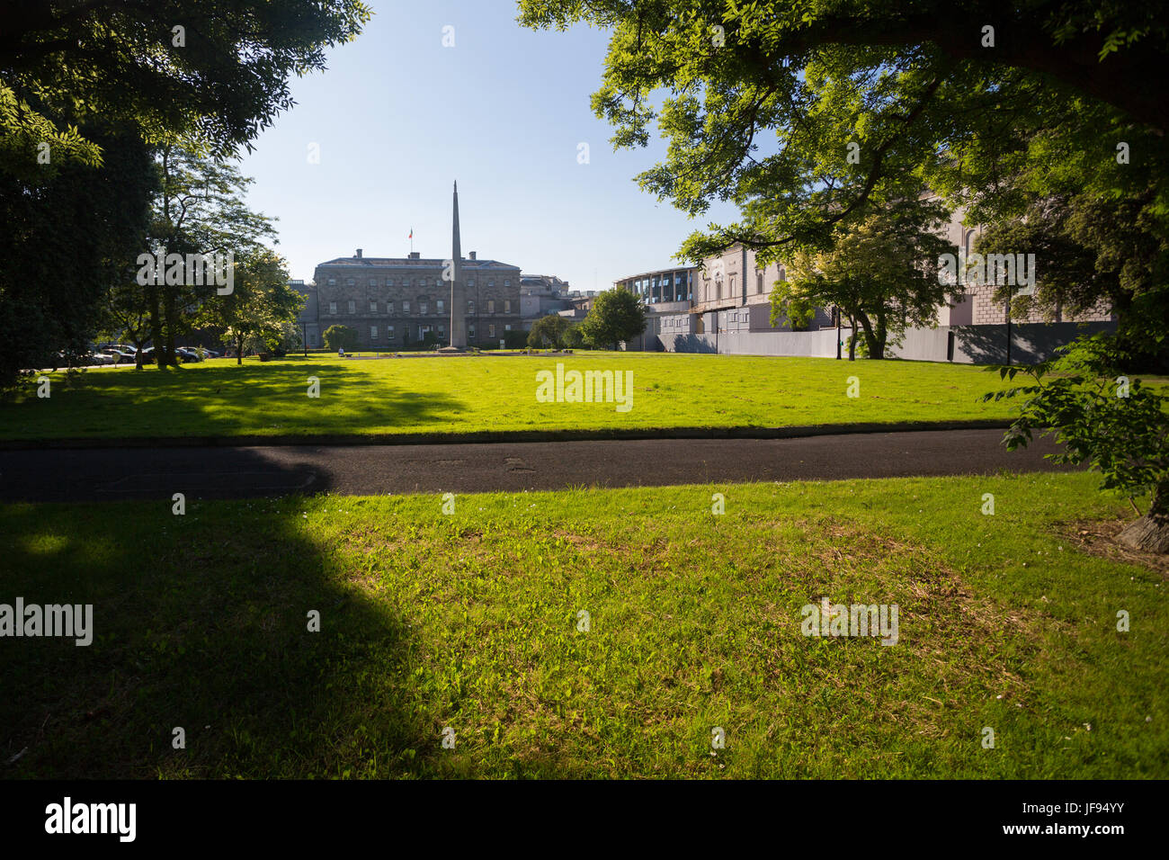 Leinster house, the Government buildings in Dublin, Ireland Stock Photo ...
