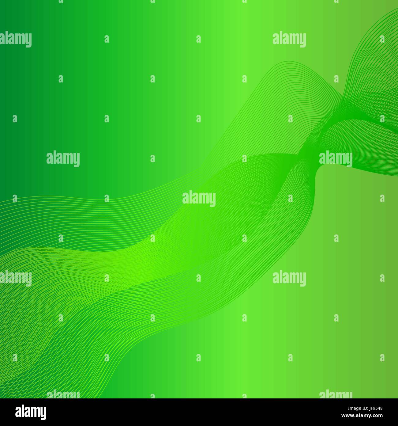 Abstract Green Wave Background. Green Wave Pattern Stock Vector Image ...