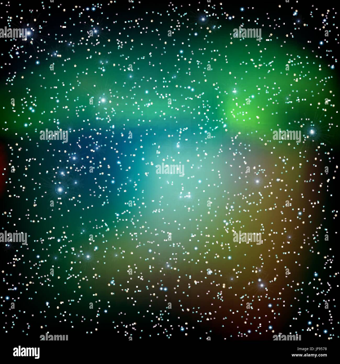 Colorful Universe filled with stars nebula and galaxy Stock Vector ...