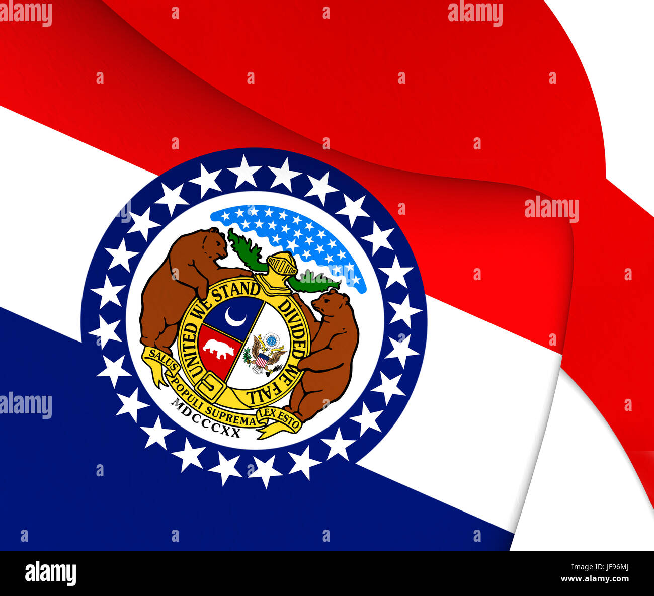 Flag of Missouri, USA Stock Photo - Alamy