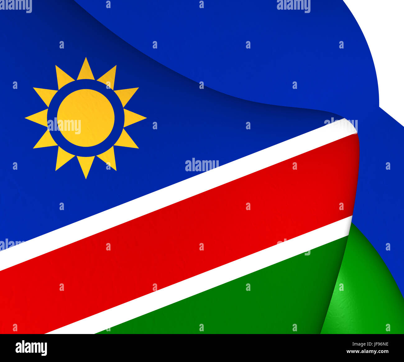 Flag of Namibia Stock Photo - Alamy