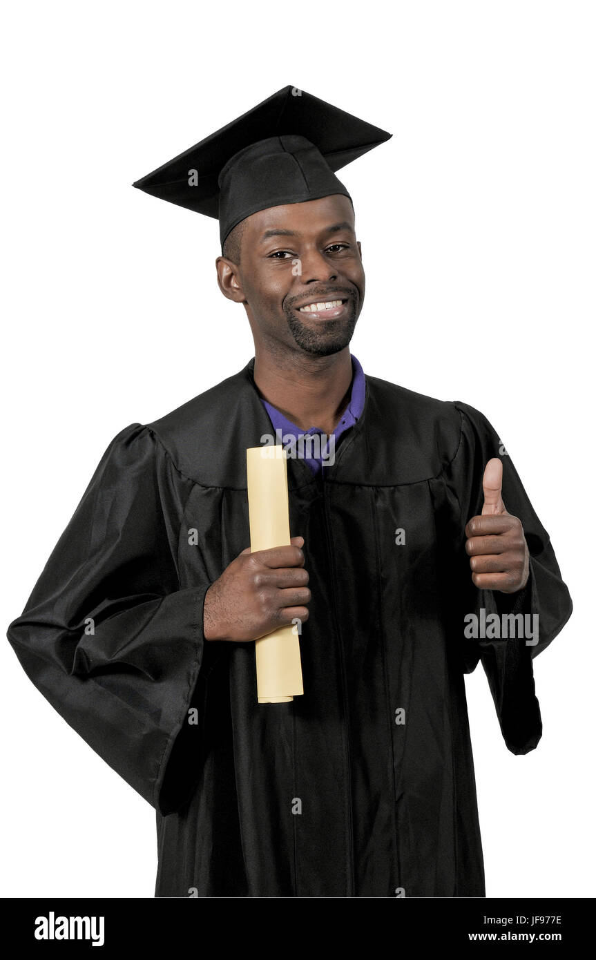African american male graduate hi-res stock photography and images - Alamy