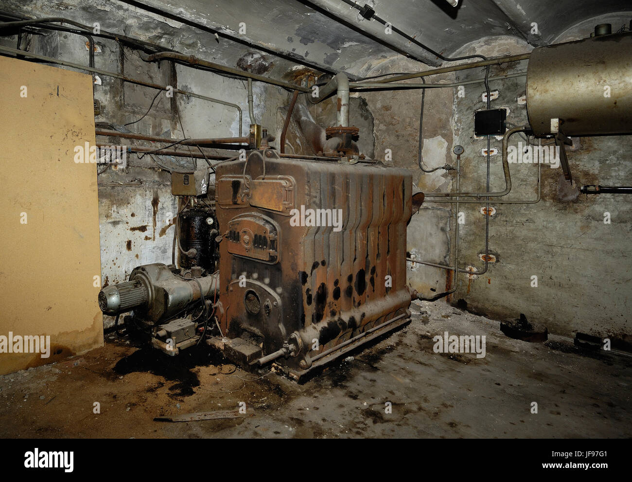 room in the basement of a boiler Stock Photo - Alamy