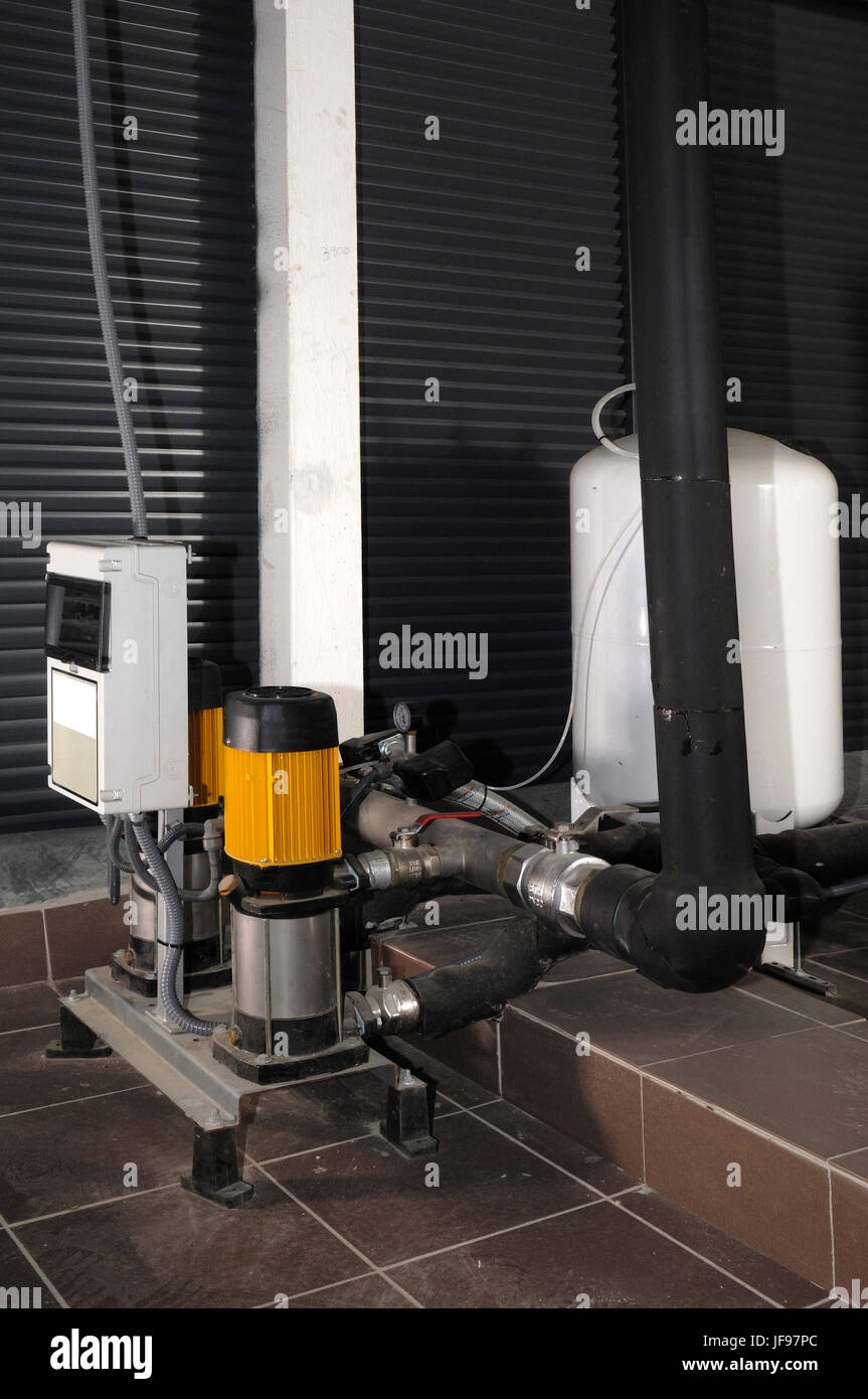 room for water distribution and propulsion of a house..industry cold ...