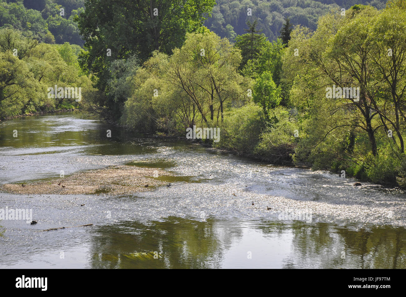 Jagst Valley in Widdern, Germany Stock Photo - Alamy