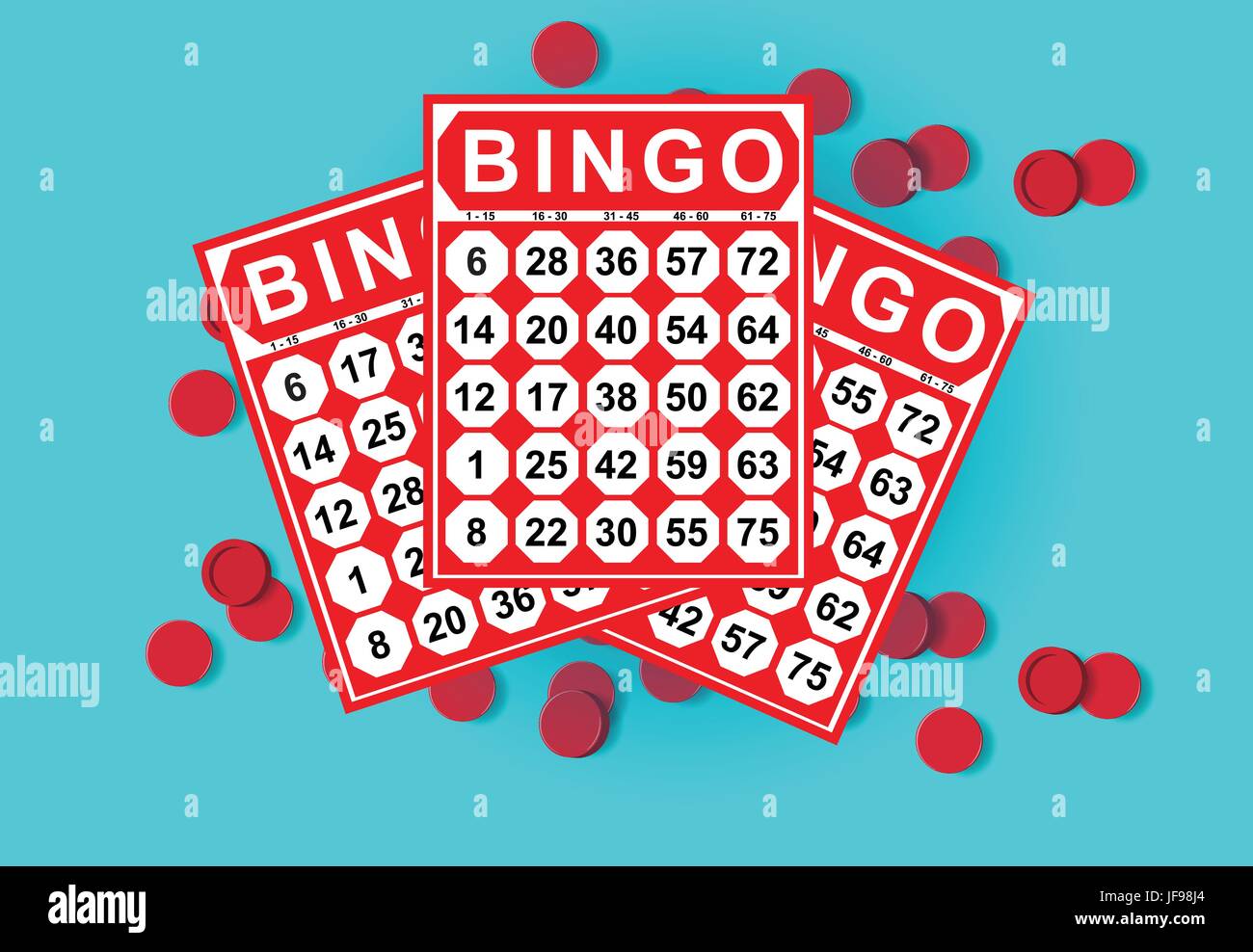 Bingo cards Stock Vector Images - Alamy