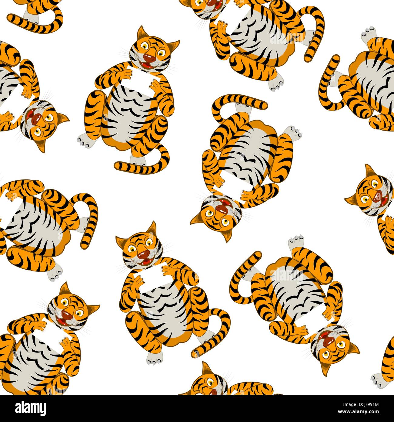 Cartoon tiger hi-res stock photography and images - Alamy