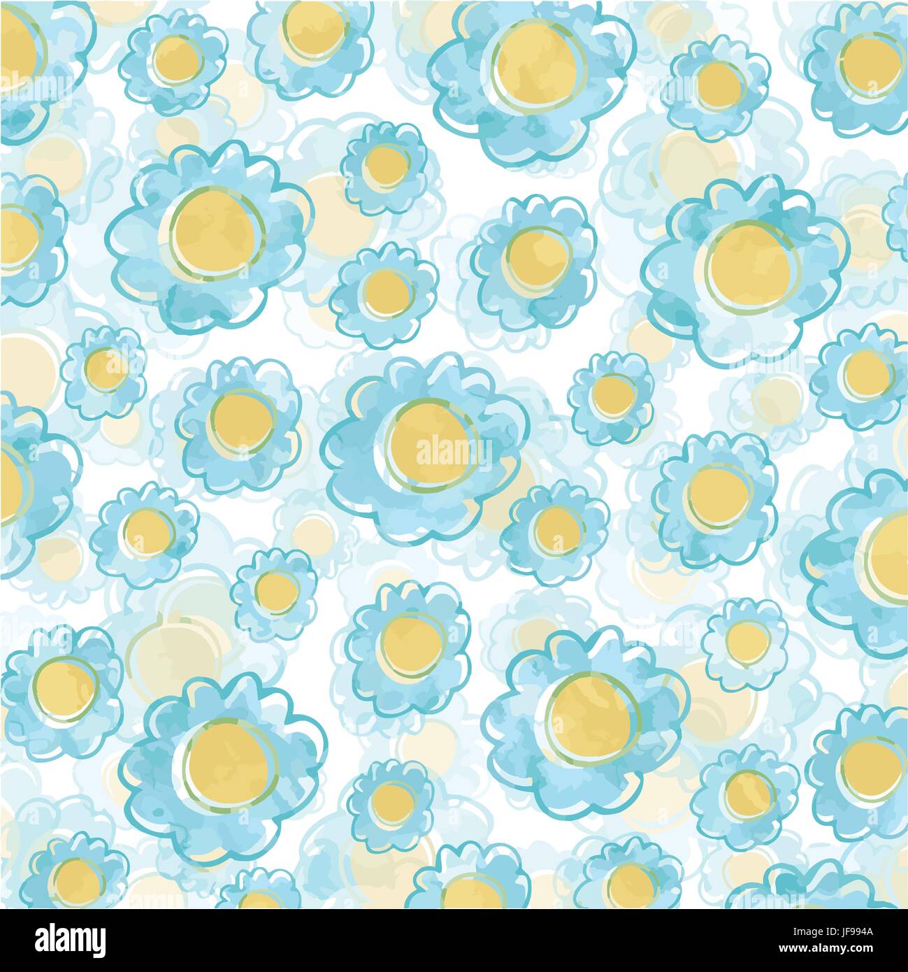 Beautiful blue flower background Stock Vector Image & Art - Alamy