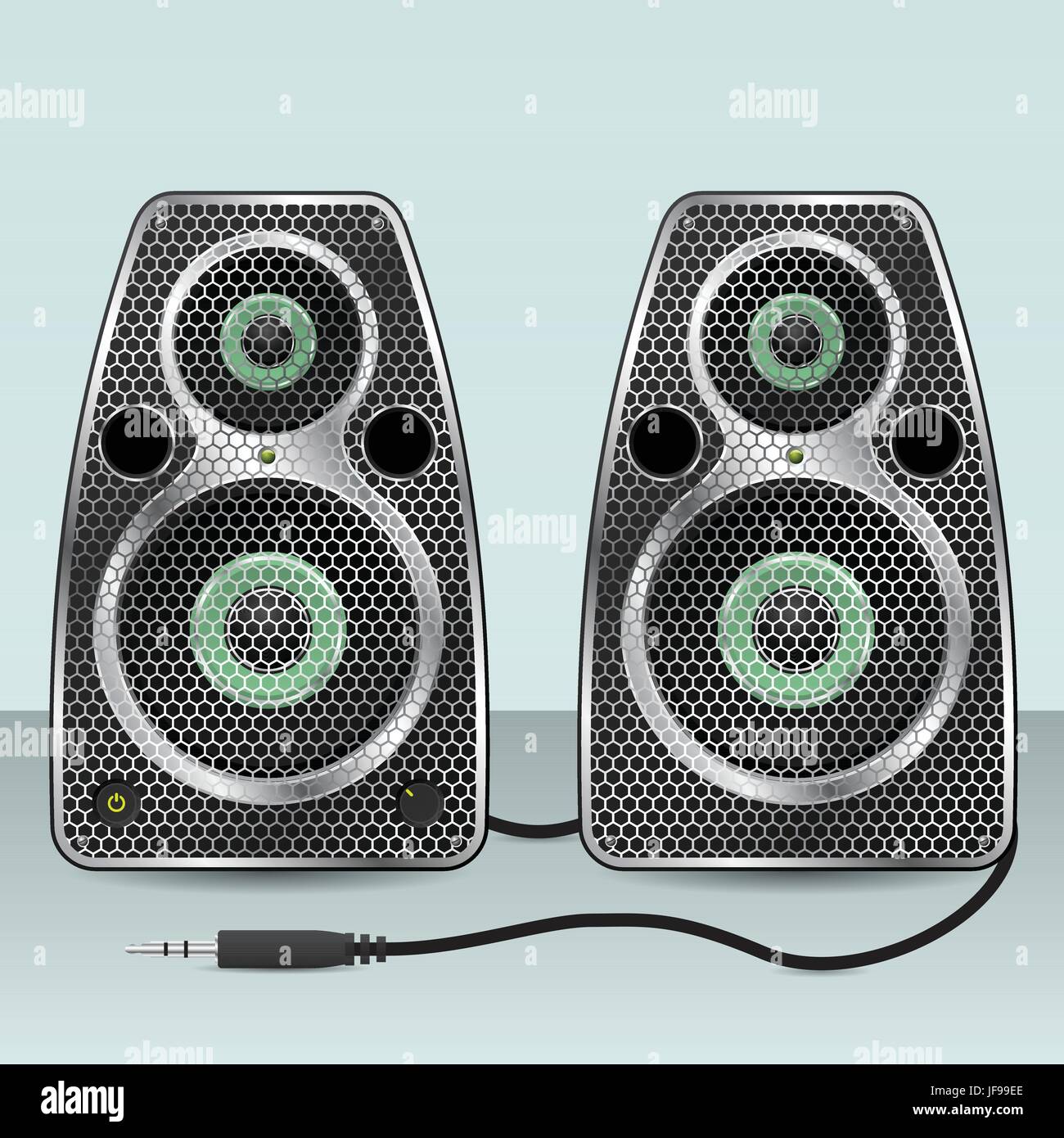 Pair speakers Stock Vector Images - Alamy