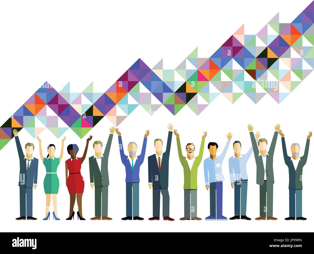 People crowds moving Stock Vector Images - Alamy