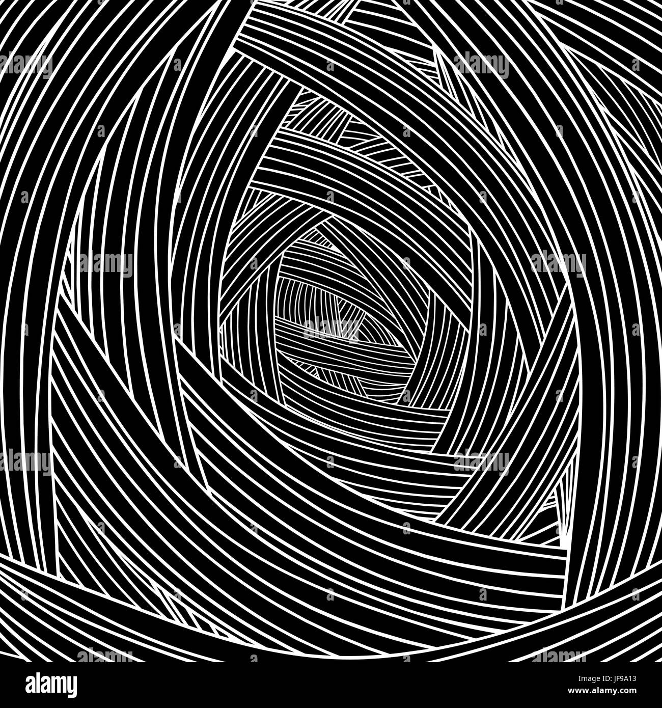 Abstract Black Wave Background. Abstract Wave Pattern Stock Vector ...