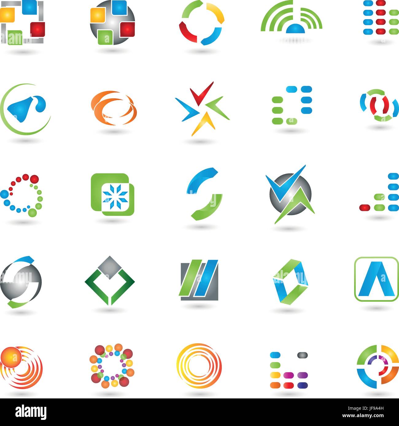 Logos sammlung vector vectors hi-res stock photography and images - Alamy