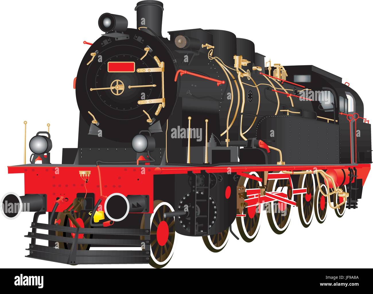 Drawing of steam locomotive hi-res stock photography and images - Alamy