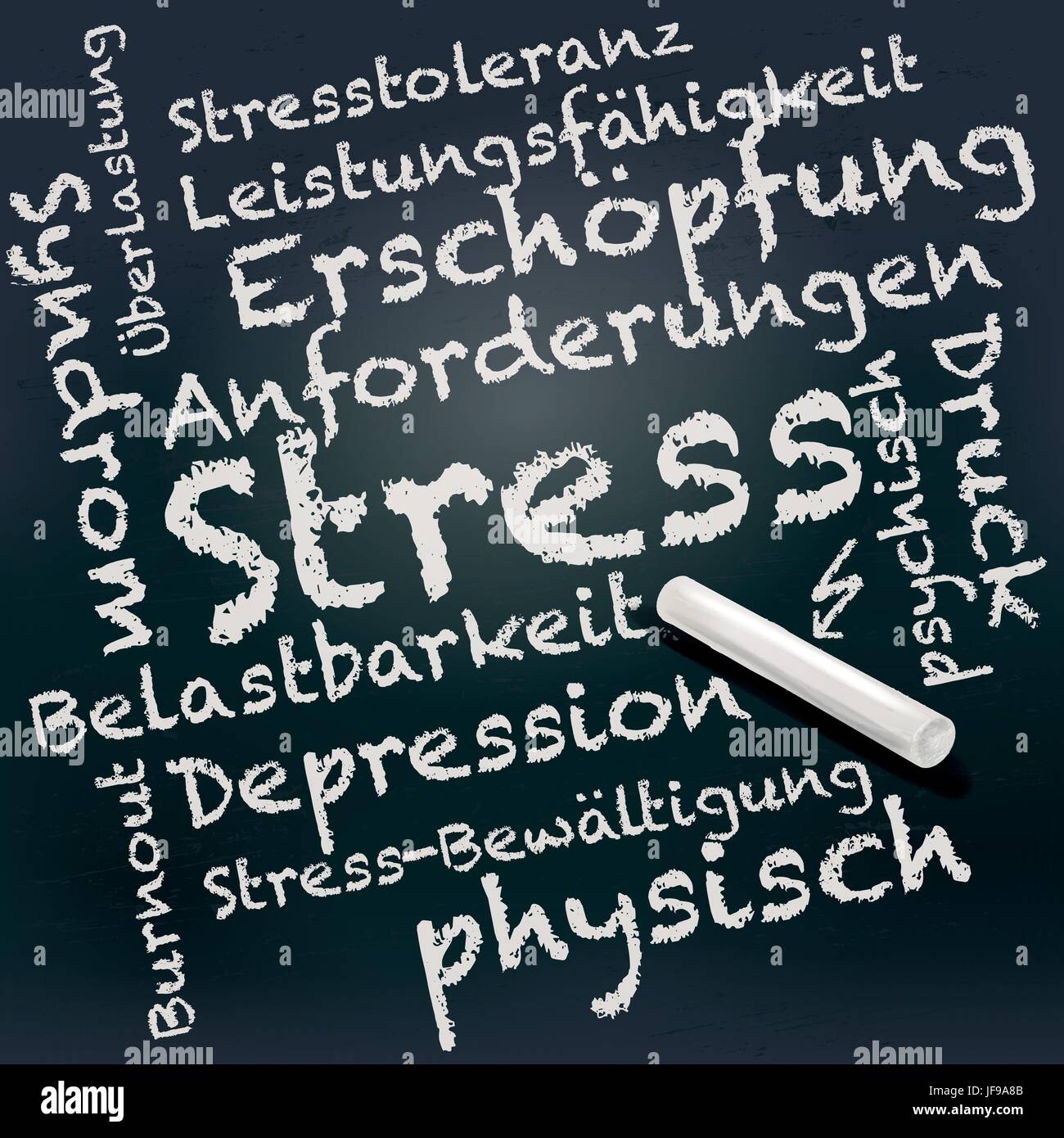 Stresstoleranz Stock Vector Images - Alamy