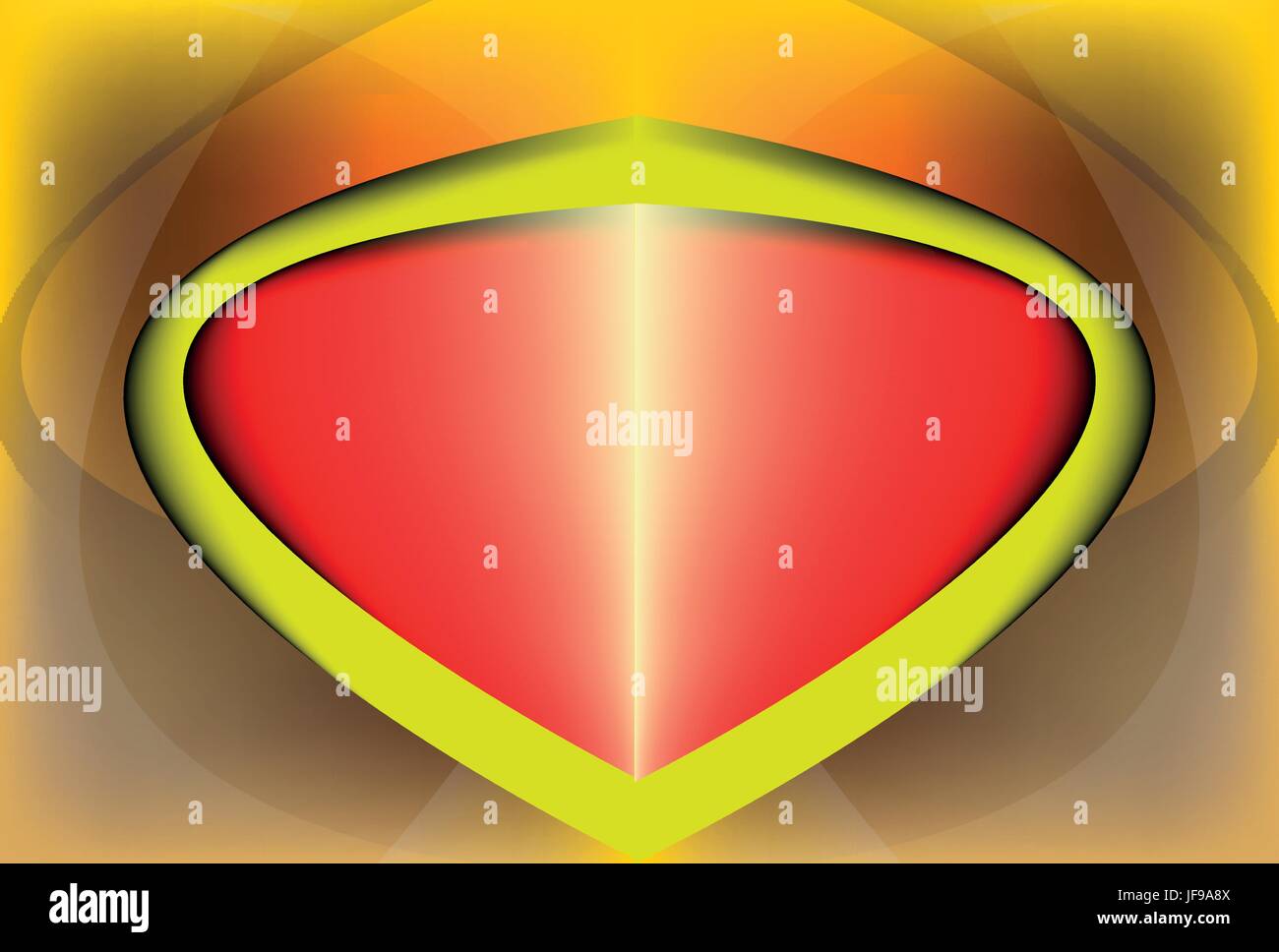 arc, glossy, curves, red, yellow, shadows, arc, glossy, mesh, curves ...