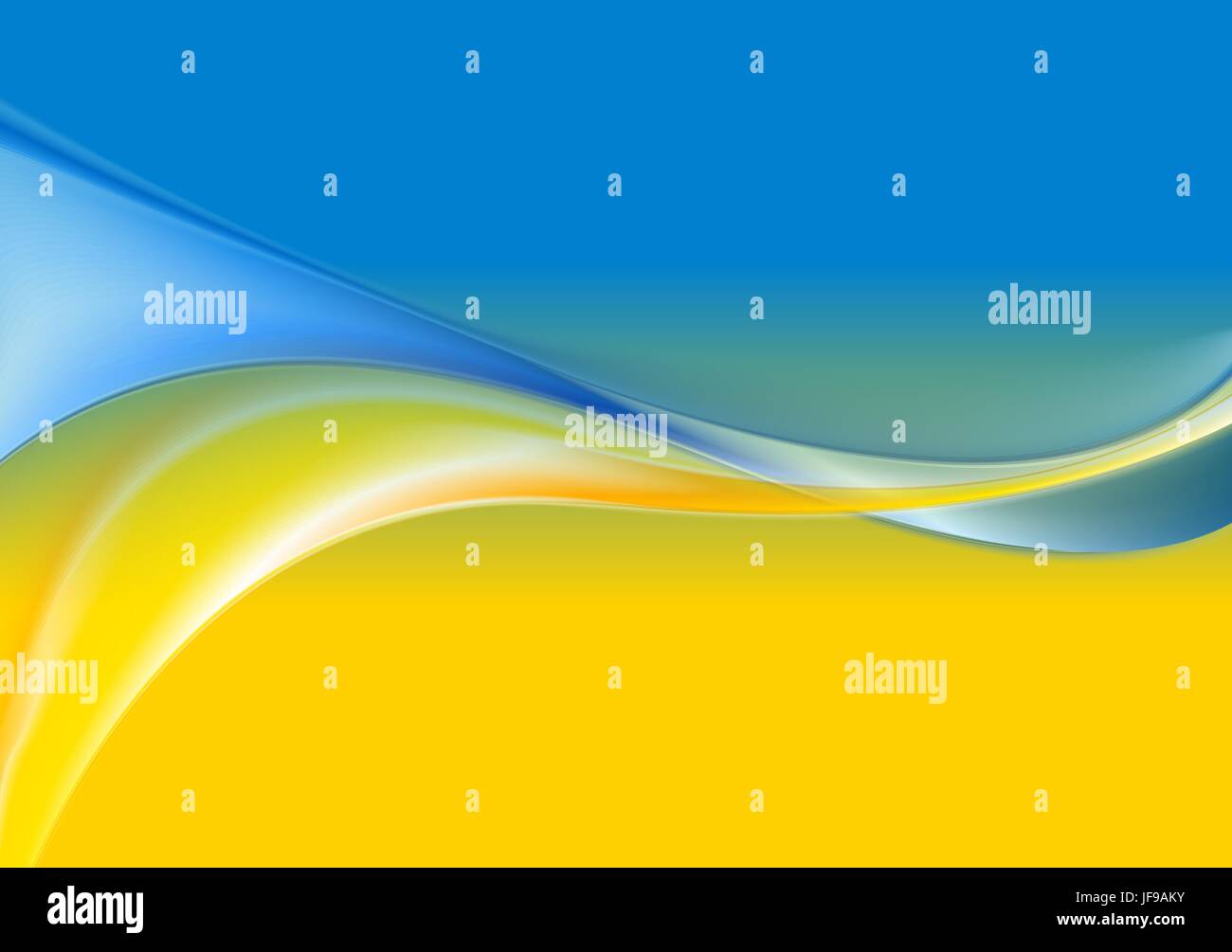 Wavy background Ukrainian flag colors Stock Photo - Alamy