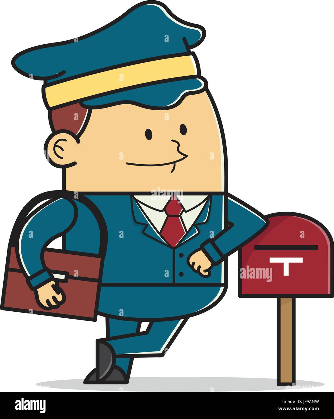 Retro images of office people Stock Vector Images - Alamy