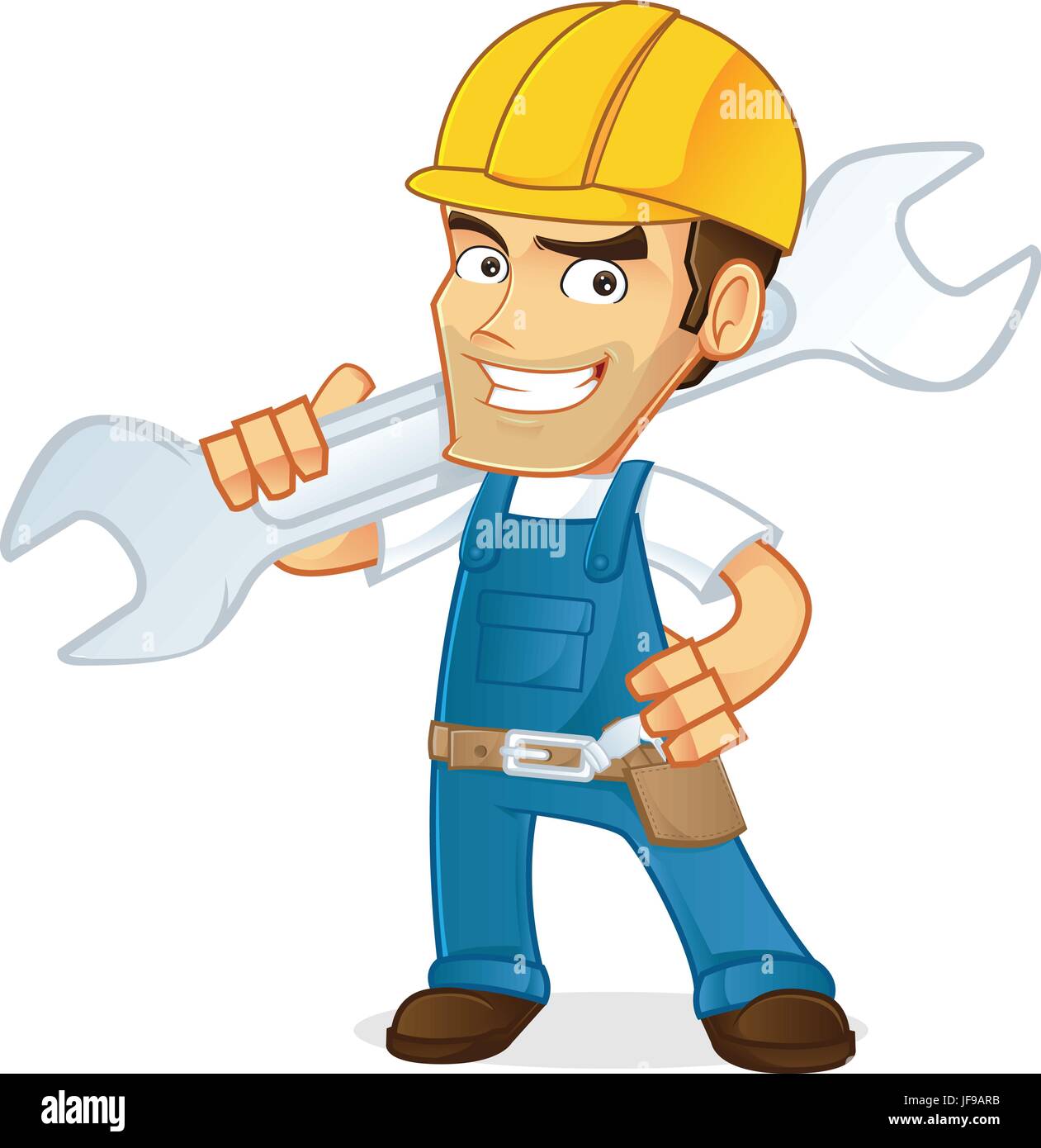 Tools character handyman tool icon hi-res stock photography and images ...