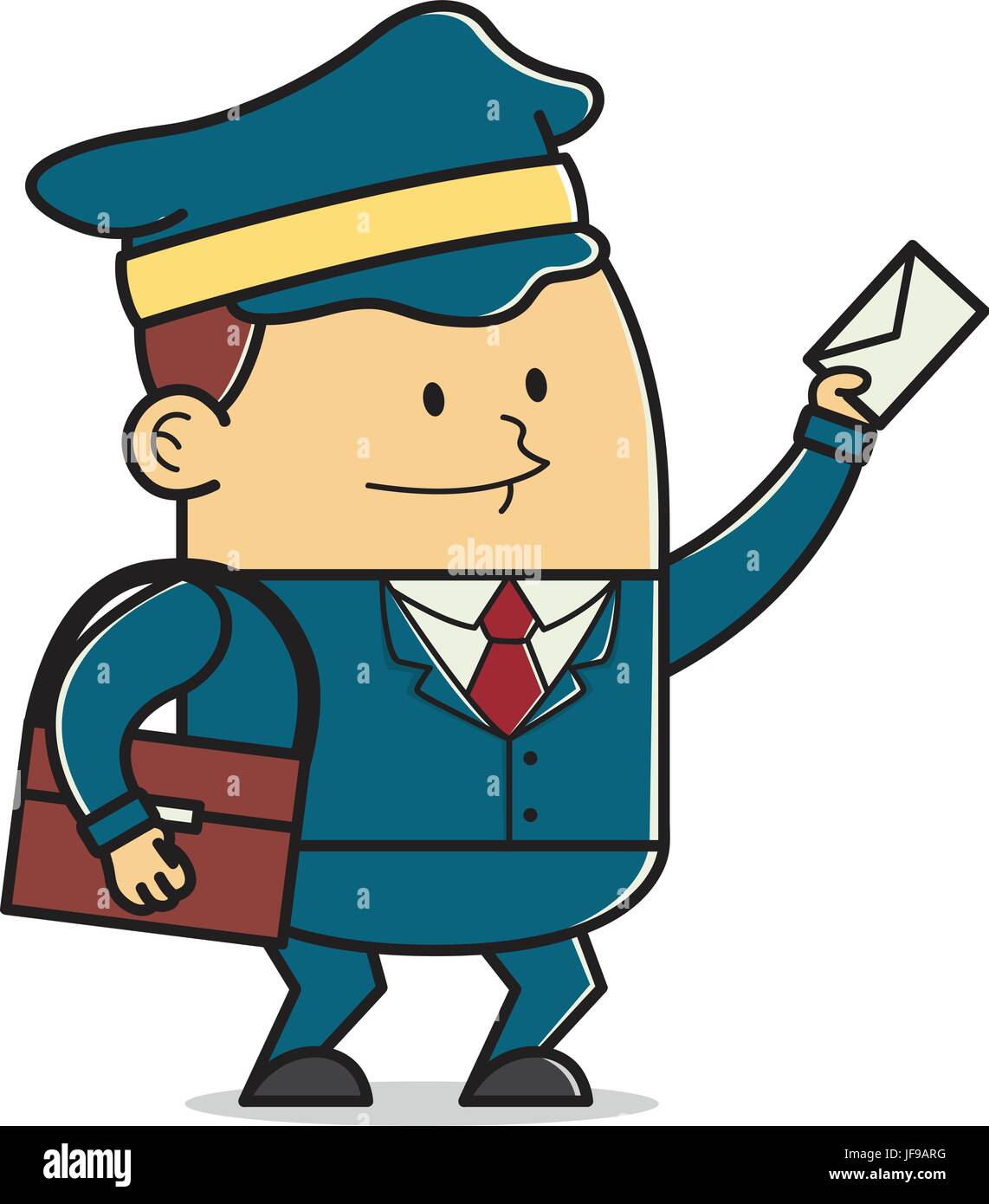 Retro images of office people Stock Vector Images - Alamy