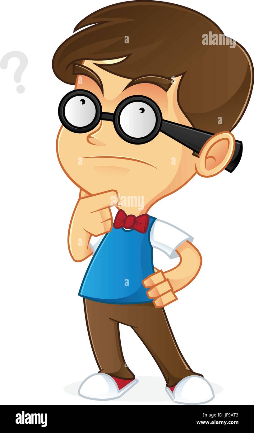 Nerd thumbs up Stock Vector Images - Alamy