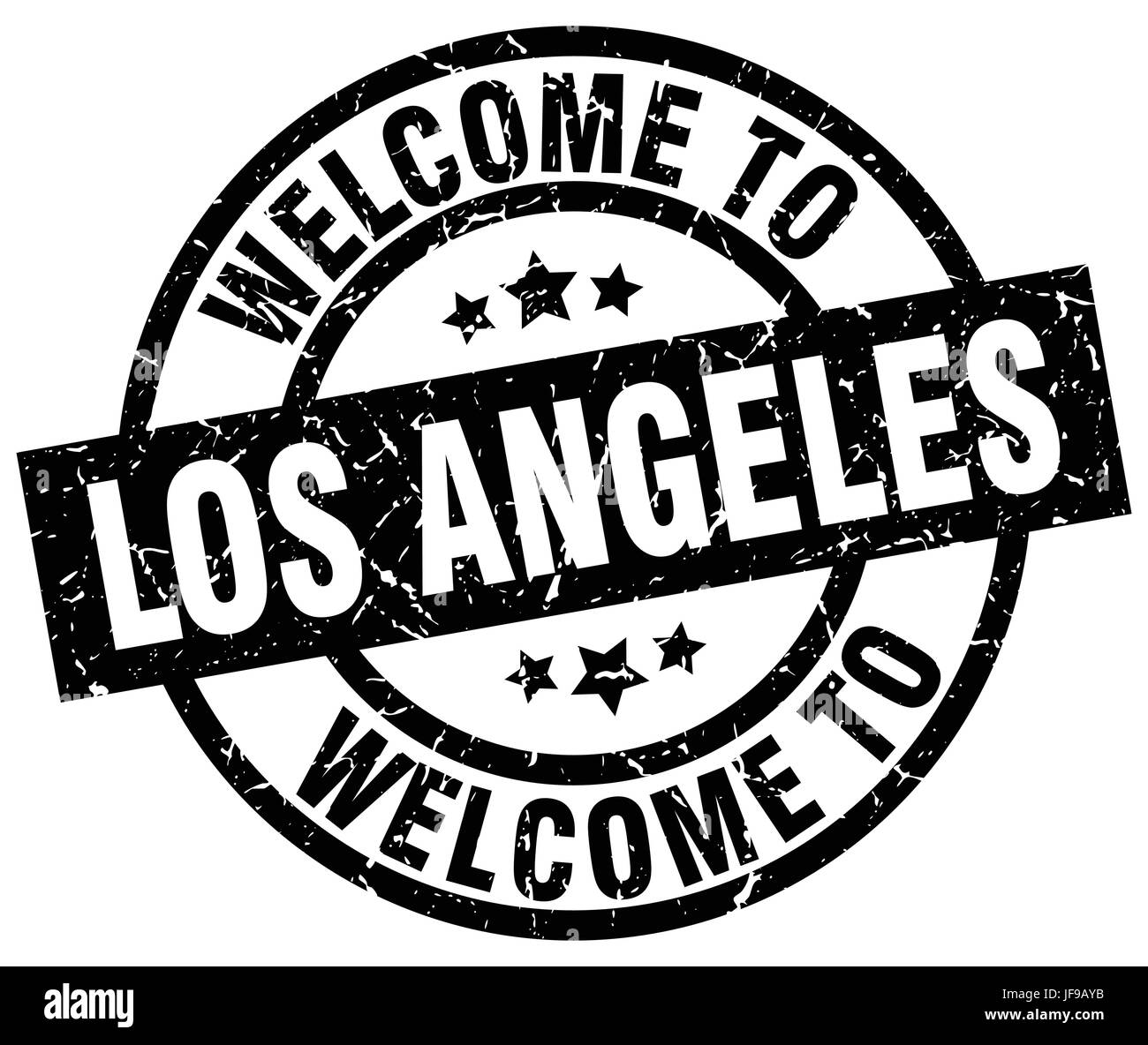 welcome to Los Angeles black stamp Stock Vector Image & Art - Alamy