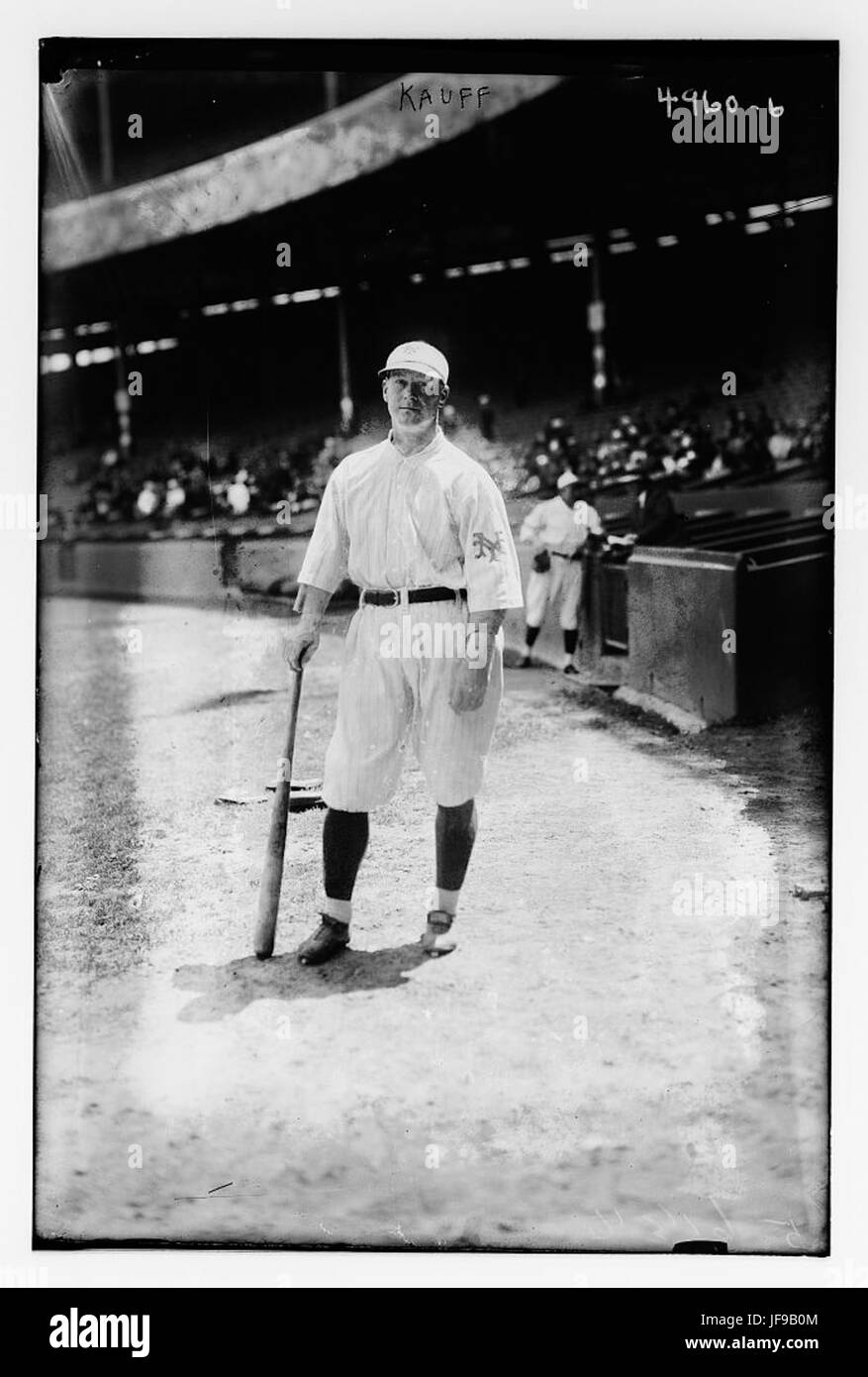 A vintage photograph capturing the essence of Benny Kauff, a notable ...