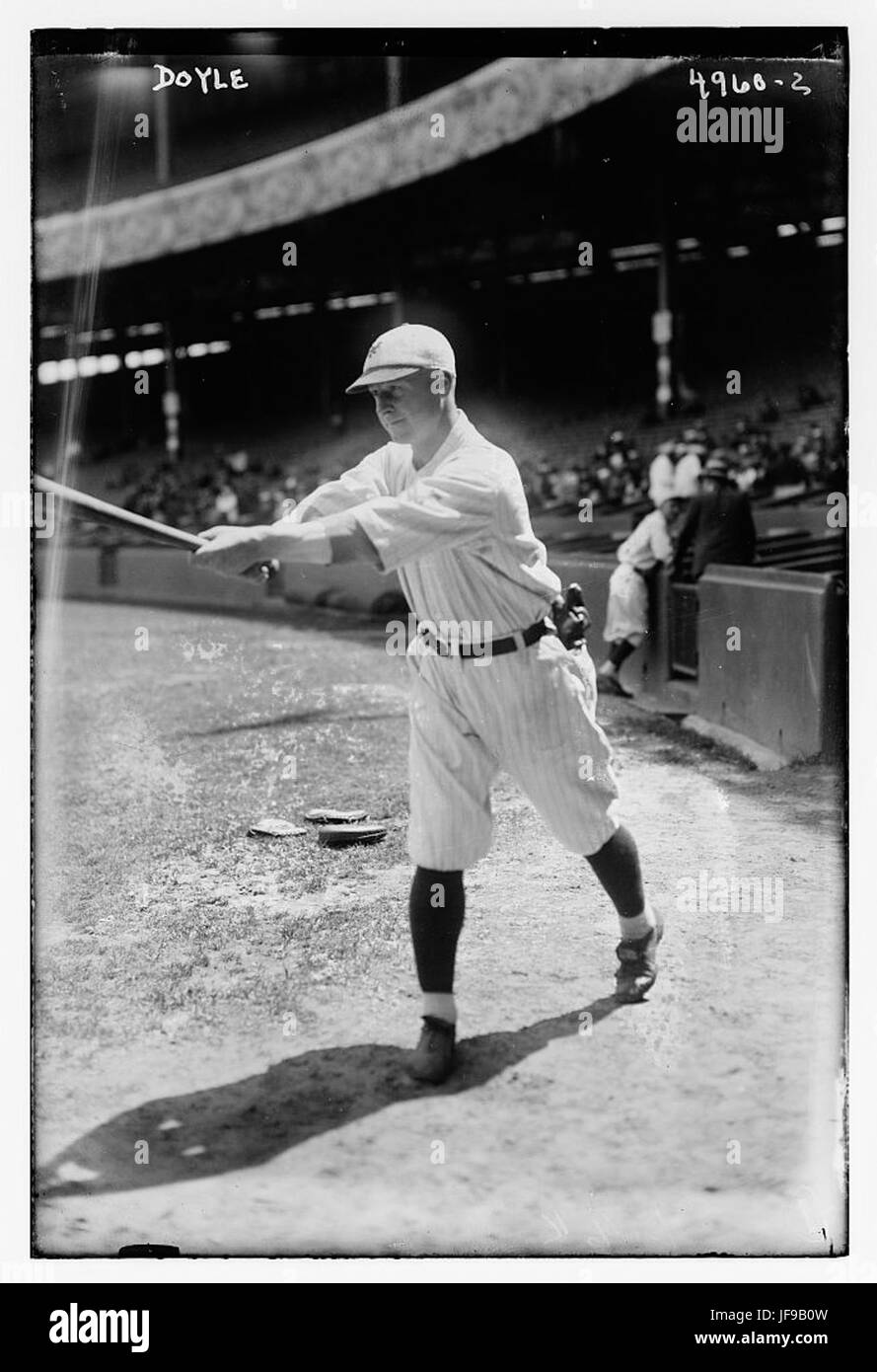 A vintage photograph of Larry Doyle, a baseball player from the New ...
