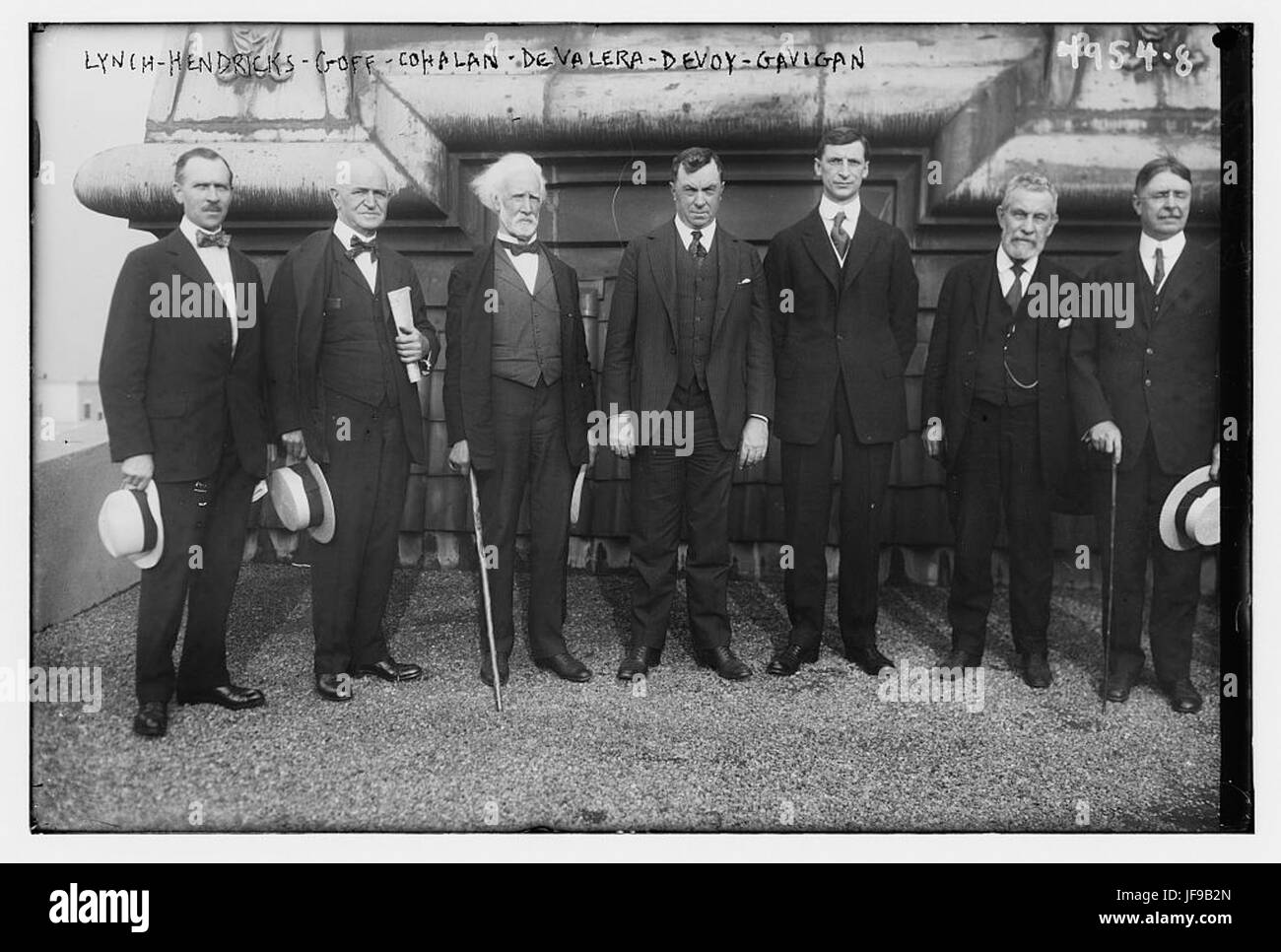 Lynch, Hendricks, Goff, Cohalan, De Valera, Devoy, Gavigan - A ...