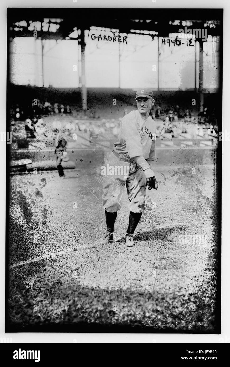 A photograph of Larry Gardner, a baseball player from Cleveland AL ...