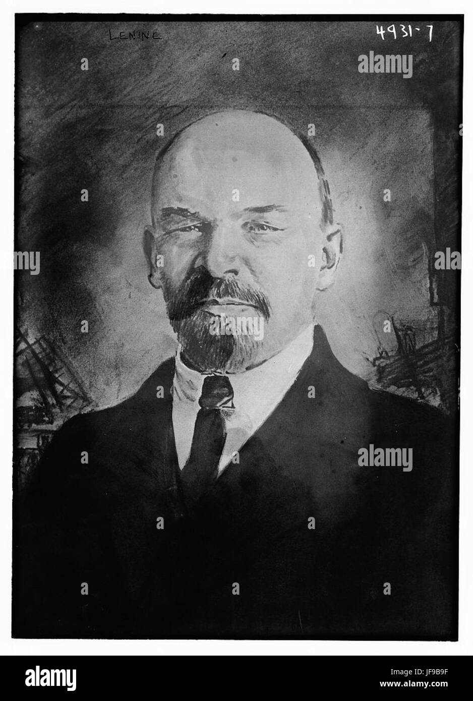 Lenin drawing Black and White Stock Photos & Images - Alamy