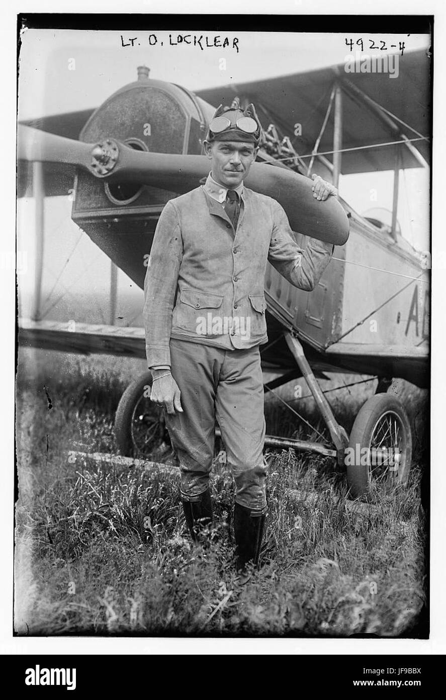 A portrait of Lieutenant O. Locklear, a military figure known for his ...